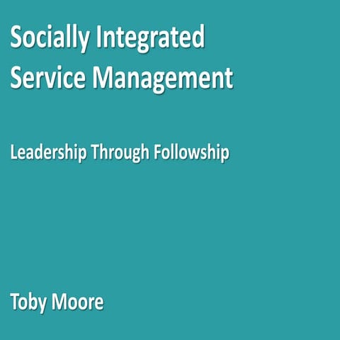 Socially Integrated Service Management | PPTX