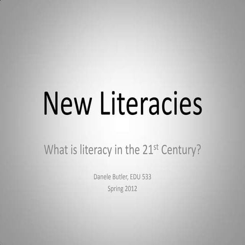 New literacies pp | PPTX | Education