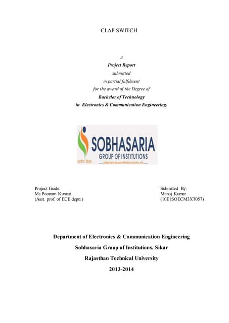 Front page FOR MAJOR PROJECT | DOCX