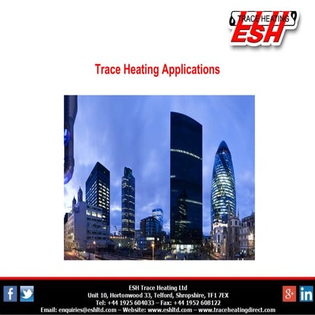 Basic Trace Heating Application & Product Guide | PPTX | Commodities ...