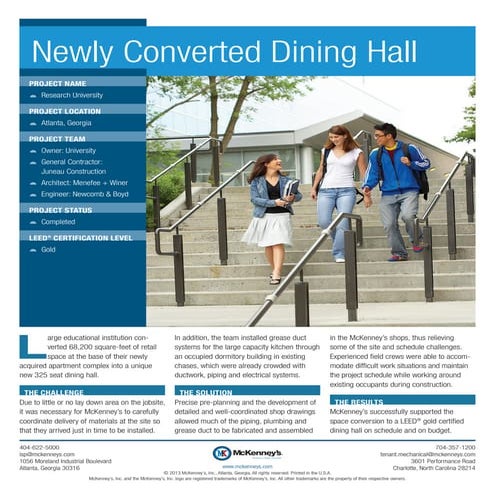 UNC Dining Hall Project | DOCX