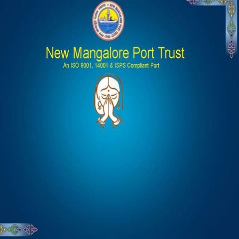 Presentation on New Mangalore Port | PPTX