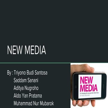 New media | PPTX