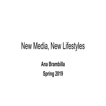New Lifestyles in the Digital Media | PDF