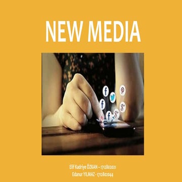 New media | PPTX | Internet | Computing