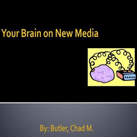 Newmedia powerpoint, infographics, final project. | PPTX