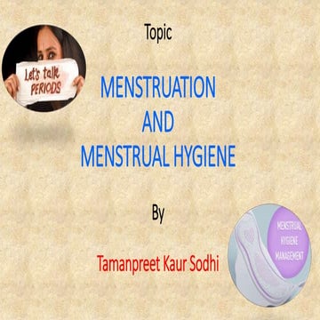 Menstrual hygiene Awareness | PPT