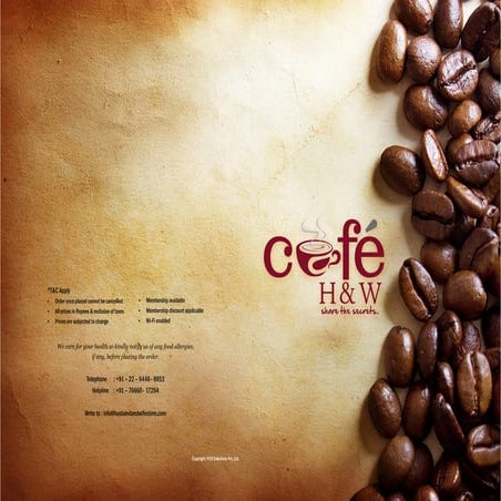 Cafe H&W Sandwiches | PDF
