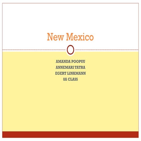 New mexico | PPT