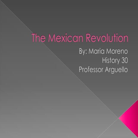 Mexican Revolution | PPTX