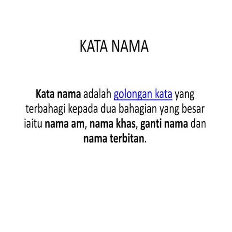 Nota bahasa melayu(kata nama)............. | PDF