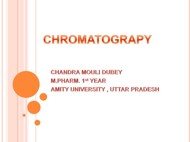 (Gel Filtration Chromatography)GFC | PPTX