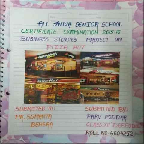 Business studies project class 12 | PDF