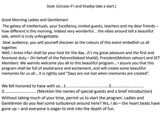 Example script for moderator | PPTX