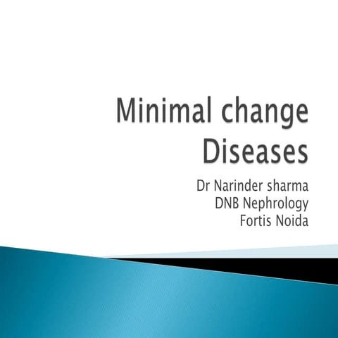 Adult Minimal Change Disease (KDIGO 2021 Guidelines) | PDF