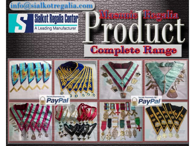 Regalia Masonic Collar jewels | PPTX