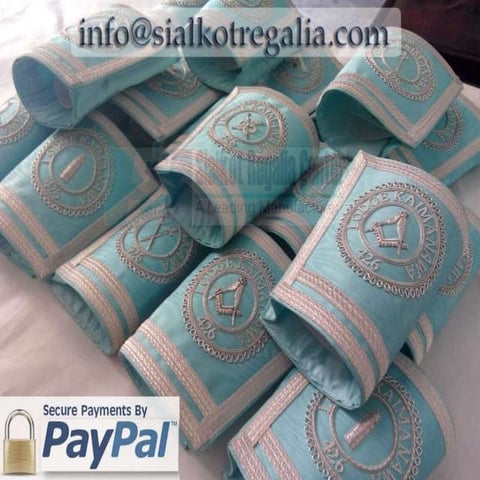 Masonic Craft Regalia Gauntlet pairs | PPT