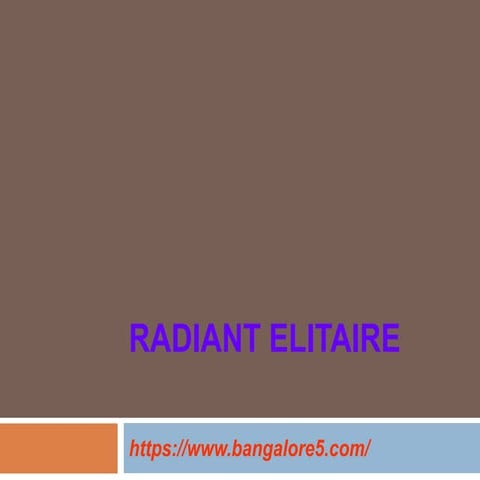 Radiant Elitaire | PPTX