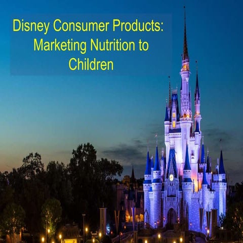Disney consumer products | PPTX