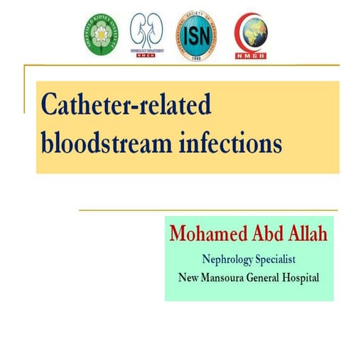 cath infection | PPTX