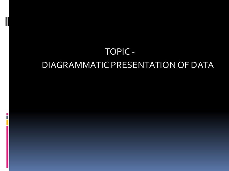 DIAGRAMMATIC PRESENTATION OF DATA
