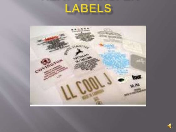 Woven labels ppt | PPT