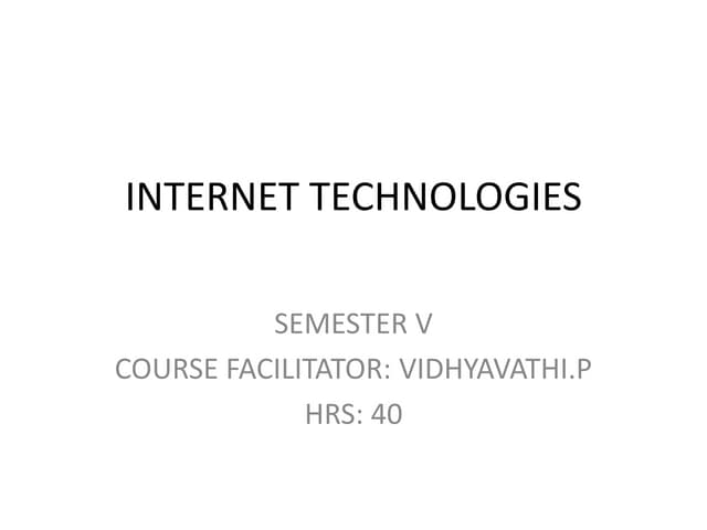 IT_ Course Introduction PPT | PPT IT_ Course Introduction PPT | PPT