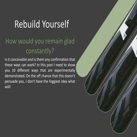 Rebuild Yourself | PPTX