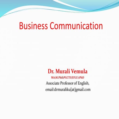 Business Communication. PowerPoint Presentation.pptx