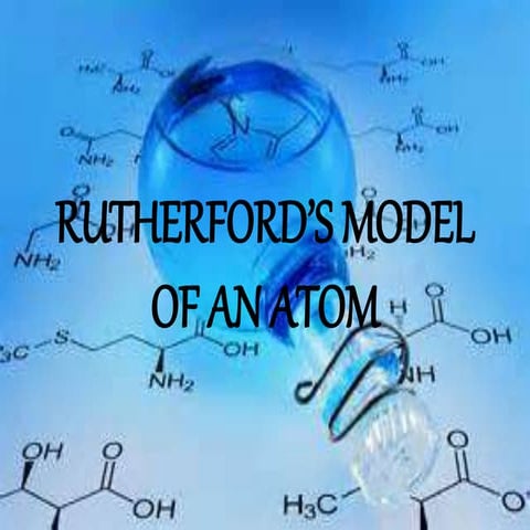 RUTHERFORD’S MODEL OF AN ATOM | PPTX