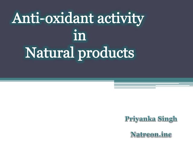 DPPH radical scavenging assay via micrototre plate method.pptx