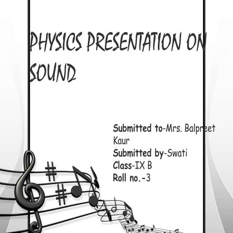 sound class 9 physics