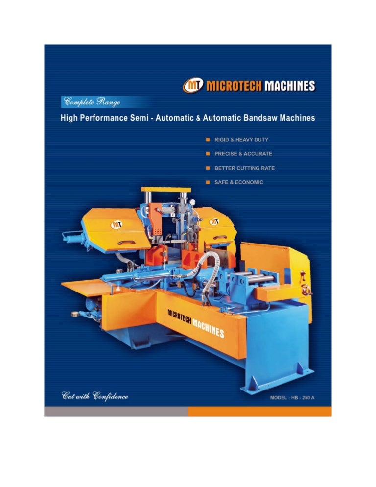Microtech Machines Catlogue