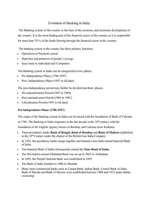 Origin of banking | PPT | Business Banking & Finance | Business