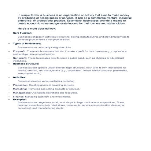 introduction to business marketin.g | DOCX