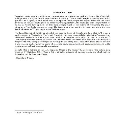 Battle of the Titans | DOCX