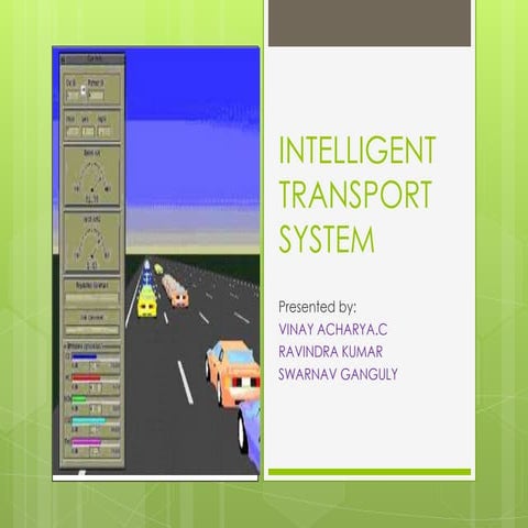 intelligent transportation system | PPTX