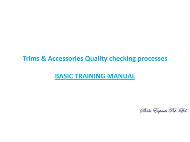 Garments Manufacturing Flow Chart Pdf