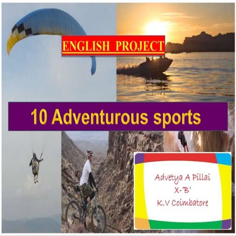 adventurous sports | PPTX