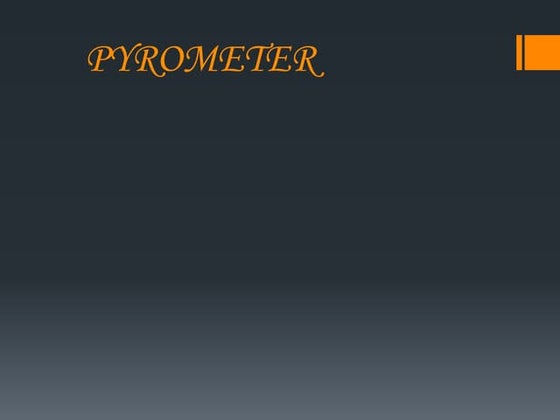 Pyranometer | PPTX