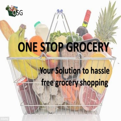 One Stop Grocery: Marketing Plan | PPTX