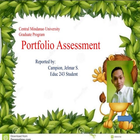 Portfolio Assessment | PPTX