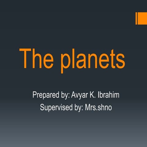 The planets | PPTX