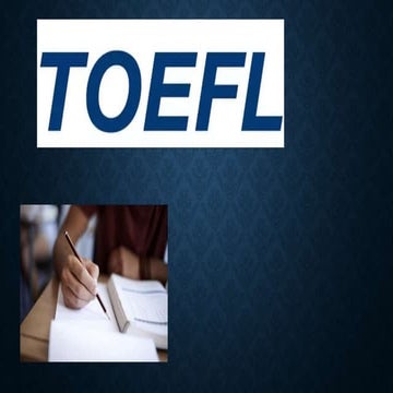 All about TOEFL | PPT