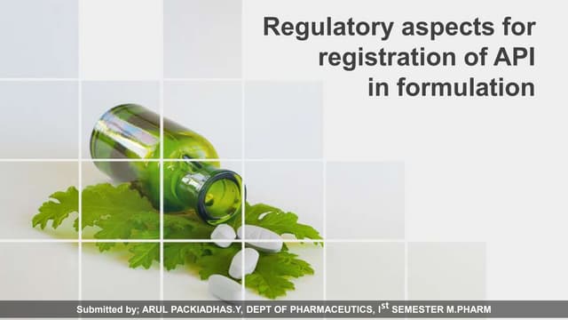 Drug Master File (Regulatory Affairs) PPT | PPTX