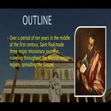 St. Paul's First Missionary Journey | PPTX