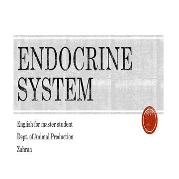Endocrine glands | PPT