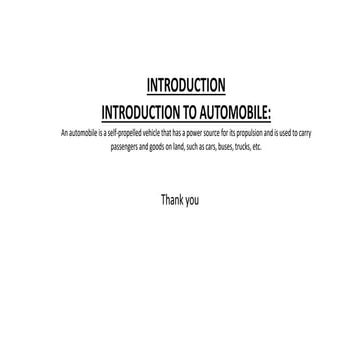 automobile | PPT