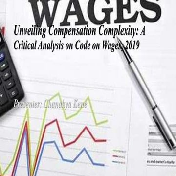 Critical Analysis of Code of Wages, 2019 | PPTX