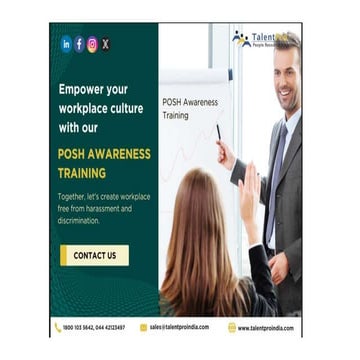 POSH Training Services with TalentPro India | PPTX